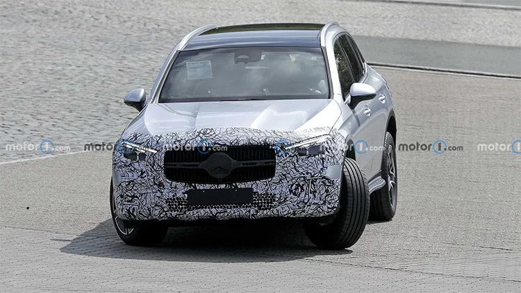 最新奔驰GLC谍照曝光 尺寸加长对标GLE 增加1.5T动力_团车网