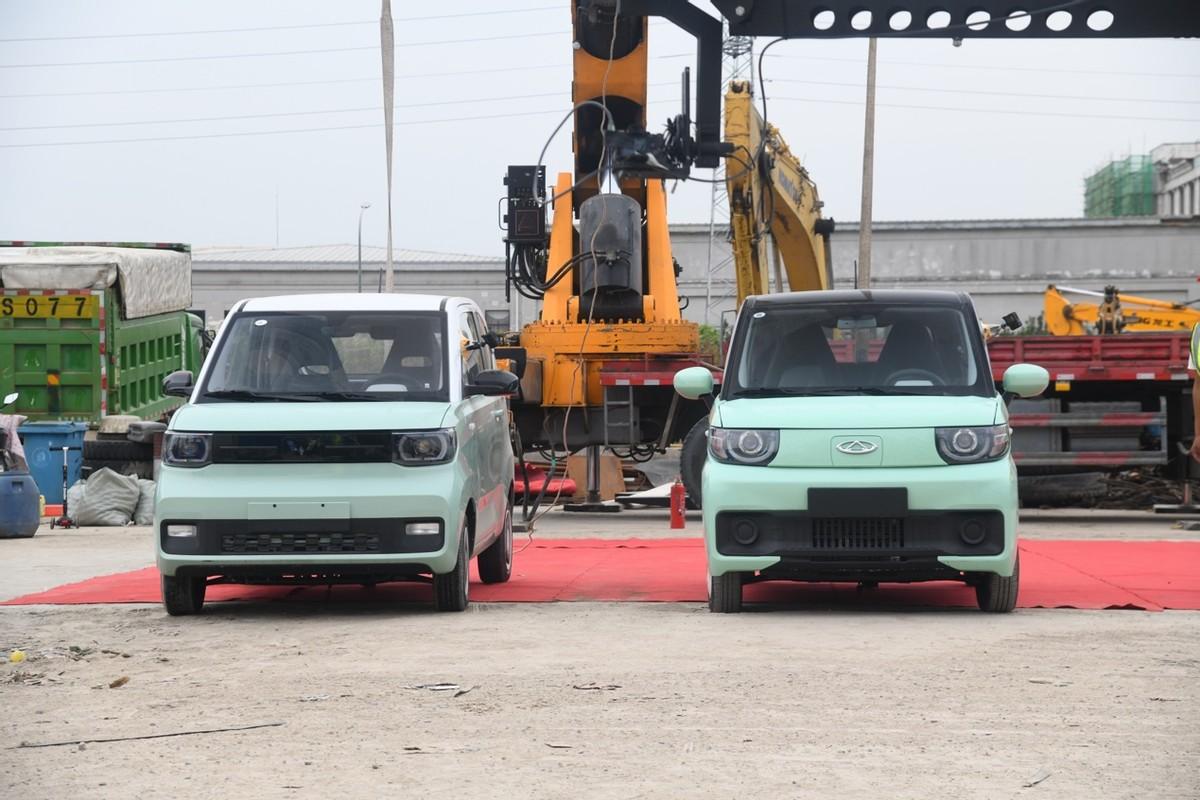 造小车谁更舍得下本？奇瑞QQ冰激凌 VS 五菱宏光MINI EV安全对比_团车网