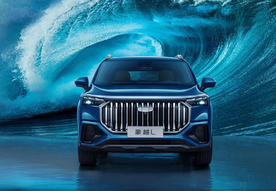 吉利豪越L官图发布，霸气造型豪华内饰，售价多少会火？_团车网